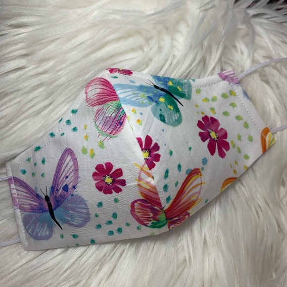 Hand Crafted | Accessories | Butterfly Face Mask Reversible Reusable ...